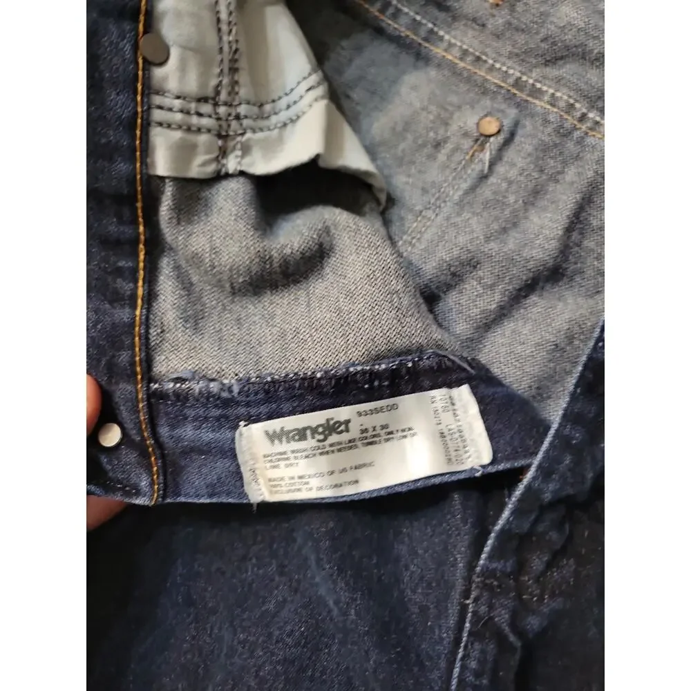 Wrangler | Jeans | Vtg Starched Black Label 933sedd Cowboy Cut Wrangler ...